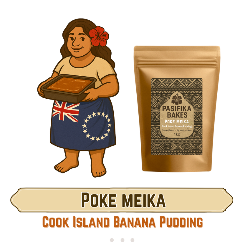 Poke Meika - Cook Island Banana Pudding – Pasifika Bakes